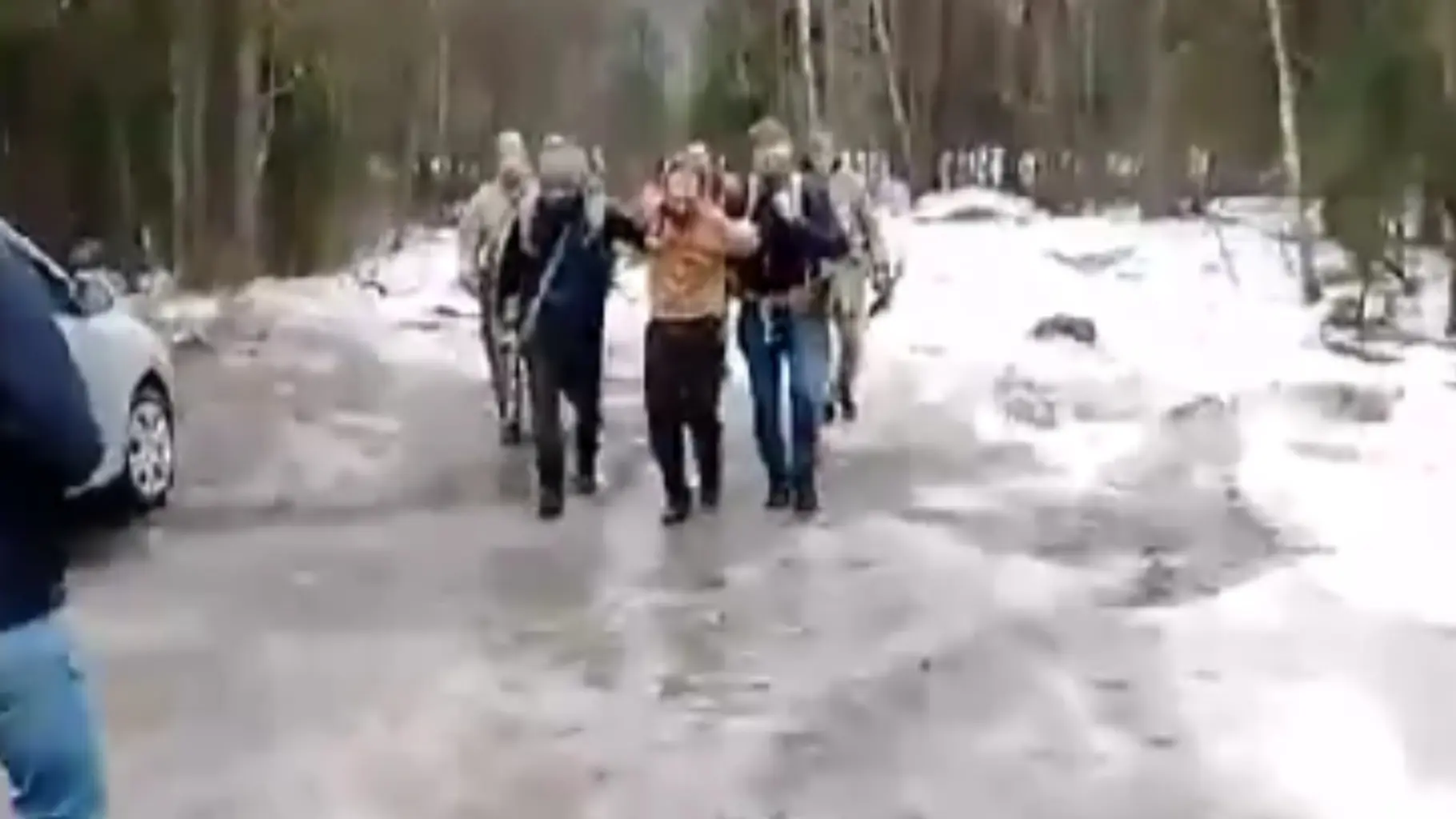 Novi snimak hapšenja još jednog teroriste: Nakon masakra u Moskvi pronađen u šumi